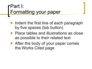 MLA Citation Style PPT