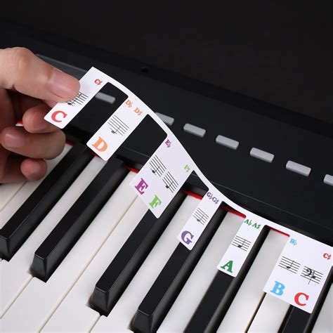 Piano Keyboard Note Labels