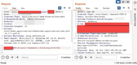 Nav1ñ🎯 On Twitter Sqli In Ajax In A Bugcrowd Private Program The Param Xxidxx Used To