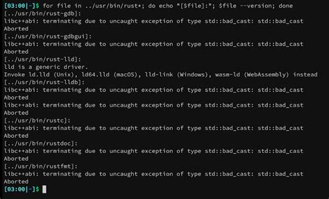 Bug Rust 173 Is Broken · Issue 18379 · Termuxtermux Packages · Github
