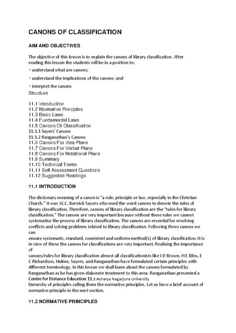 Unit 4 Udc Cc Ddc Elements Of Library Classification Unit 4 Species Of Schemes Of Library