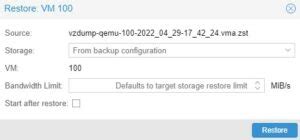 How To Back Up A VM Container In Proxmox