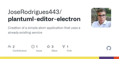GitHub JoseRodrigues443 Plantuml Editor Electron Creation Of A