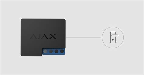 How To Remotely Control An Electric Lock With Relay Jeweller Ajax Systems Support