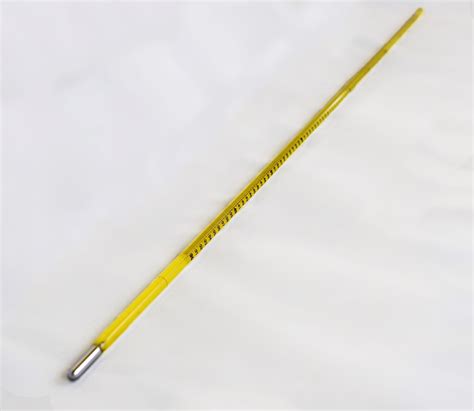 Master Thermometers 24 Length Liquid In Glass Thermometer Yellow B