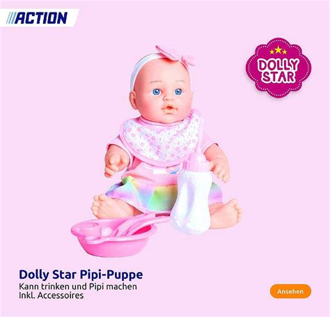 Dolly Star Pipi Puppe Angebot Bei Action