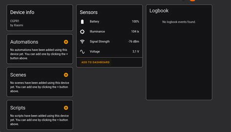 Motionlight Sensor Cgpr1 Motion Sensor Not Detected · Issue 79784