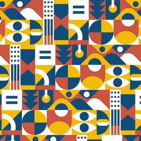 Free Vector Flat Design Color Blocking Pattern