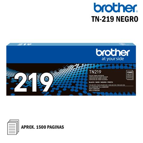 TÓner Brother Tn 219 Negro 1500 Paginas Tn219bk