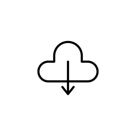 Cloud Icon With Outline Style 20579148 Vector Art At Vecteezy