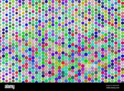 Shape Of Hexagon Abstract Background Pattern Style Of Mosaic Or Tile Vector Illustration