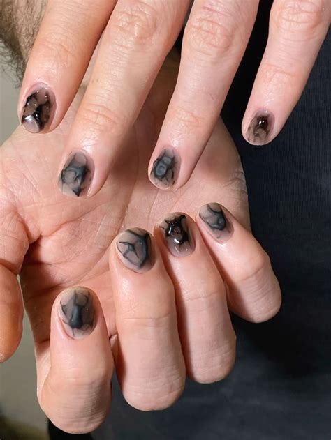 мужской крейзи маникюр в 2024 г Длинные ногти Маникюр Нейл арт