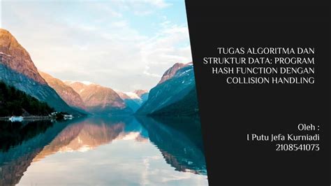Program C Hash Function Dengan Collision Handling Youtube