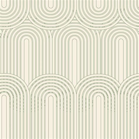 Premium Vector Linear Vector Pattern Repeating Abstract Arches Green Lstripes