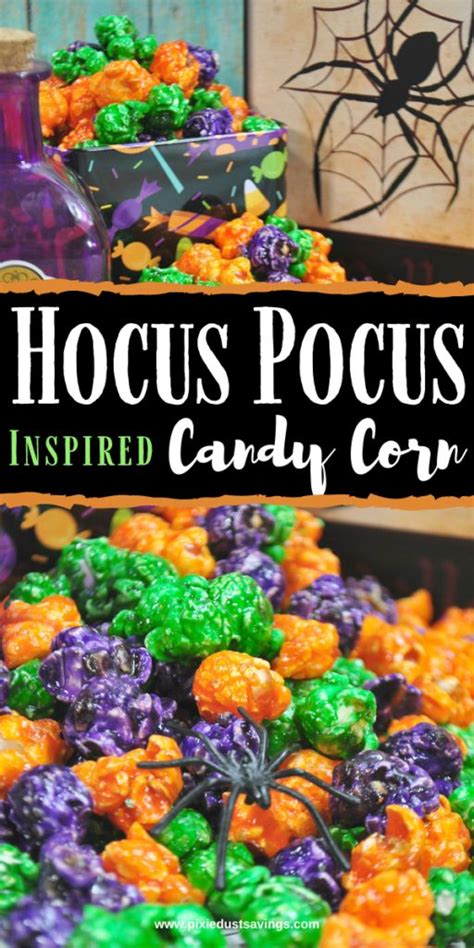 Hocus Pocus Inspired Candy Corn Recipe Spooky Halloween Desserts