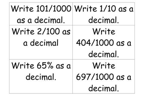Year 6 Sats Revision Decimals Teaching Resources
