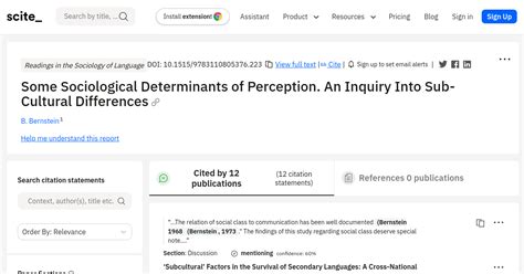 Some Sociological Determinants Of Perception An Inquiry Into Sub Cultural Differences [scite