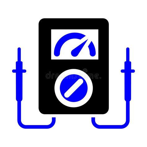 Voltmeter Icon Stock Vector Illustration Of Sign Design 376224574