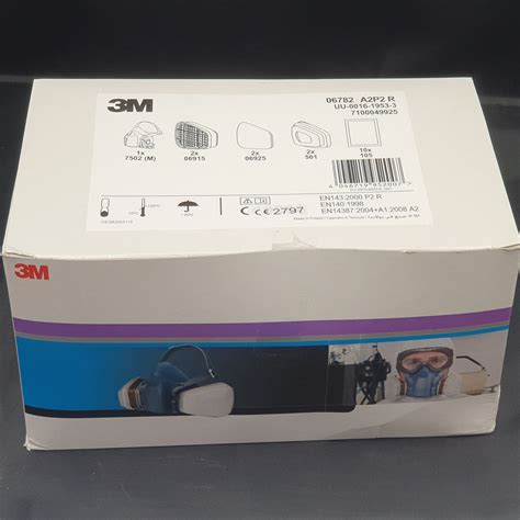 Clearance 3m Respirator Starter Kit Large Half Mask Hce
