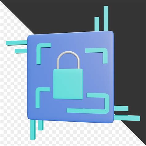 Premium Psd 3d Security Icon