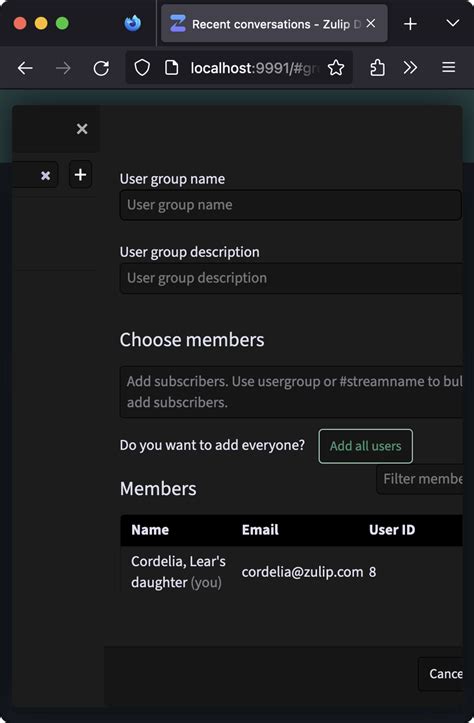 Improvements And Bug Fixes For New Groups Management Ui · Issue 24443 · Zulipzulip · Github