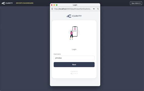 Running The Devops Dashboard Curity Identity Server