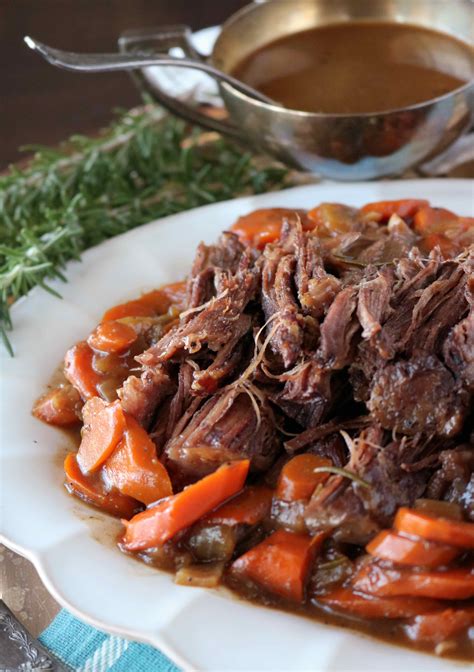Fork Tender Pot Roast In The Oven Roast Beef Recipe Recipe Roast