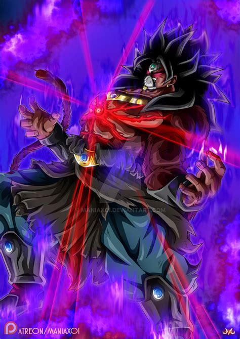 Dark Broly Ssj4 By Maniaxoi On Deviantart
