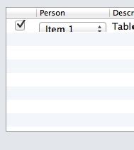 Macos NSPopupButton Within A View Based NSTableView Stack Overflow