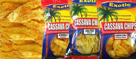 Exotic Cassava Chips Made Fresh