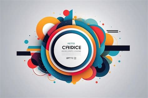 Abstract Circle Geometric Pattern Design And Background Use For Modern Design Premium Ai