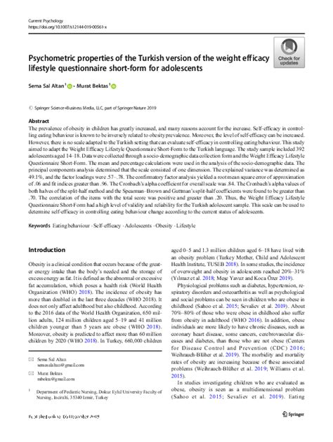 Psychometric Properties Of The Turkish Version Of The Screening Instrument For Borderline