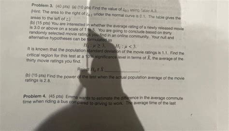 Solved Problem 3 40 Pts A 10 Pts Find The Value Of Chegg Com