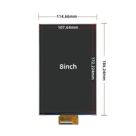 8 0 Inch Full Color Tft Touch Lcd Screen 800 1280 Ewv Wide Viewing Angle Hd Capacitive Touch