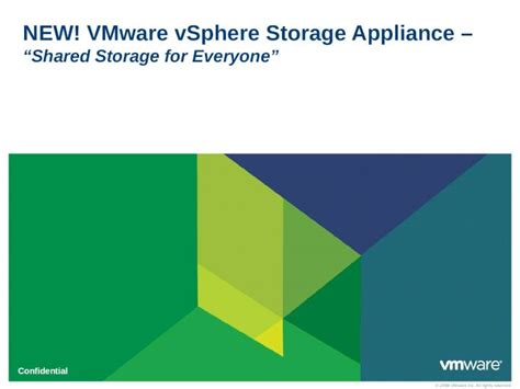 PPTX What S New In VSphere Storage Appliance Customer Presentation DOKUMEN TIPS