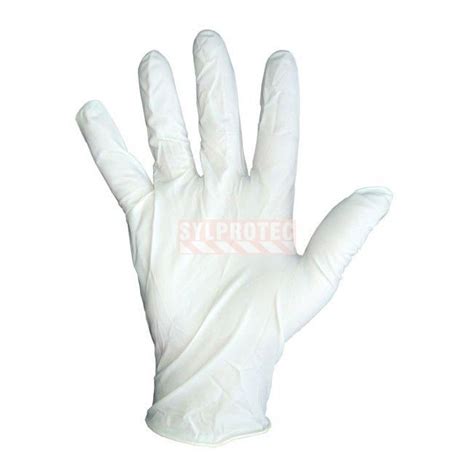 5 Mils Class 2 Medical Ambidextrous Powder Free White Latex Gloves