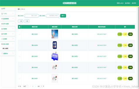 【源码文档】基于springboot Vue的在线课程管理系统基于 Vuejs 和 Spring Boot 的在线教育课程管理系统