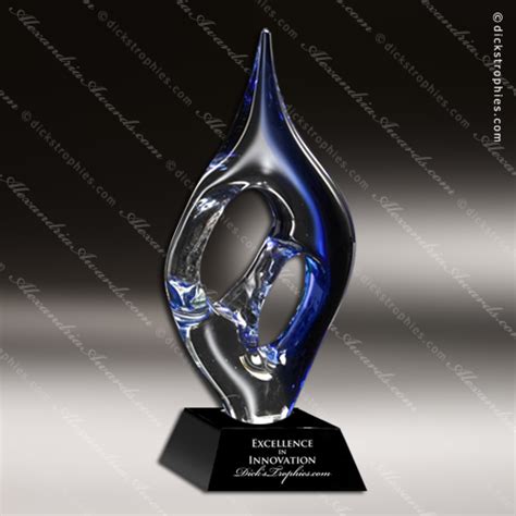 Crystal D Artistic Art Glass Trophy Awards
