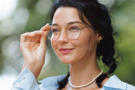 Woman Wearing Glasses Nature Stock Photos Free Royalty Free