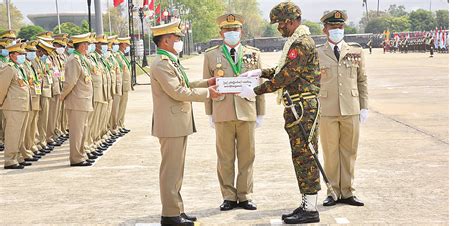 ၇၇ နှစ်မြောက် တပ်မတော်နေ့ စစ်ရေးပြ အခမ်းအနားတွင် ဆုရရှိသော စစ်ရေးပြတပ