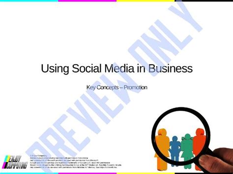 Btec It Unit 3 Using Social Media In Business Promotion Teaching Resources