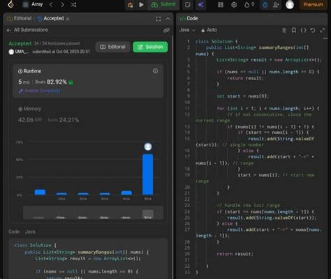100daysofleetcode 100daysofcode 100daysofleetcode Summaryranges
