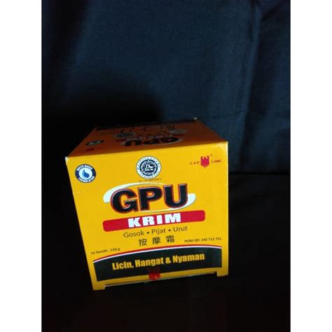 Jual Gpu Krim 150 Gr Shopee Indonesia