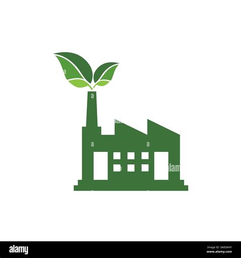 Green Industrial Factory Or Eco Industrial Development Concept Stock Vector Image And Art Alamy