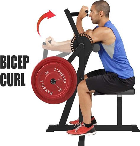 GMWD Bicep Tricep Curl Machine Plate Loaded Bicep Curls