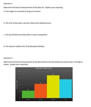 Data Classification Worksheet Introduction To Statistics TPT