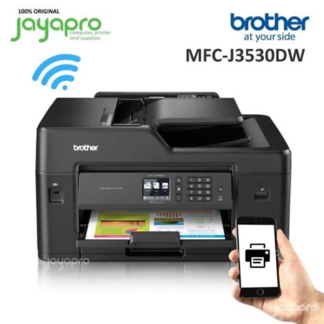 Jual Printer Brother Mfc J3530 A3 Wifi Print Scan Copy Fax Shopee Indonesia