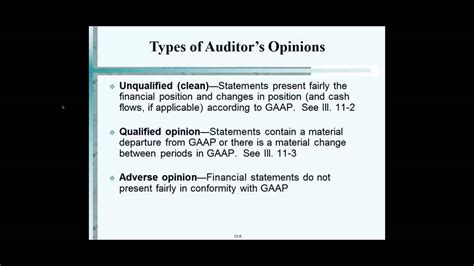 Unbelievable Different Types Of Audit Opinion Negative Cash Flow Example