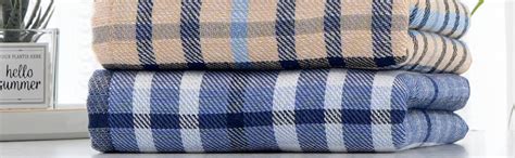 Yiluomo Blue Hand Towel Set Of 2 Super Soft 100 Cotton