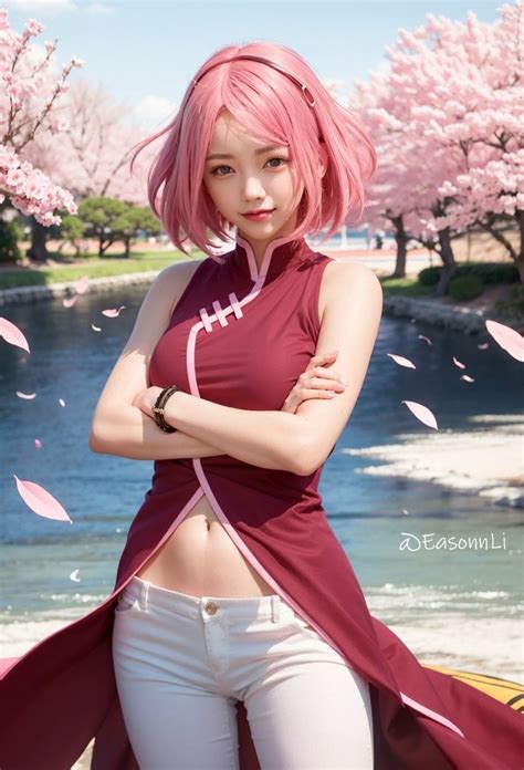 Inteligencia Artificial Muestra Cómo Sería Sakura De Naruto En La Vida Real